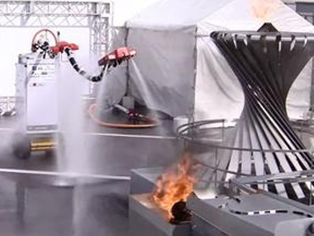 Le Dragon Firefighter, un robot innovant pour éteindre les incendies